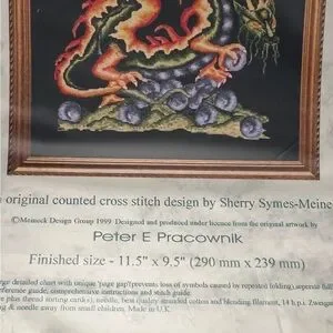Art | Dragon Series Pearl Gatherer Cross Stitch Pattern Meineck Design ...